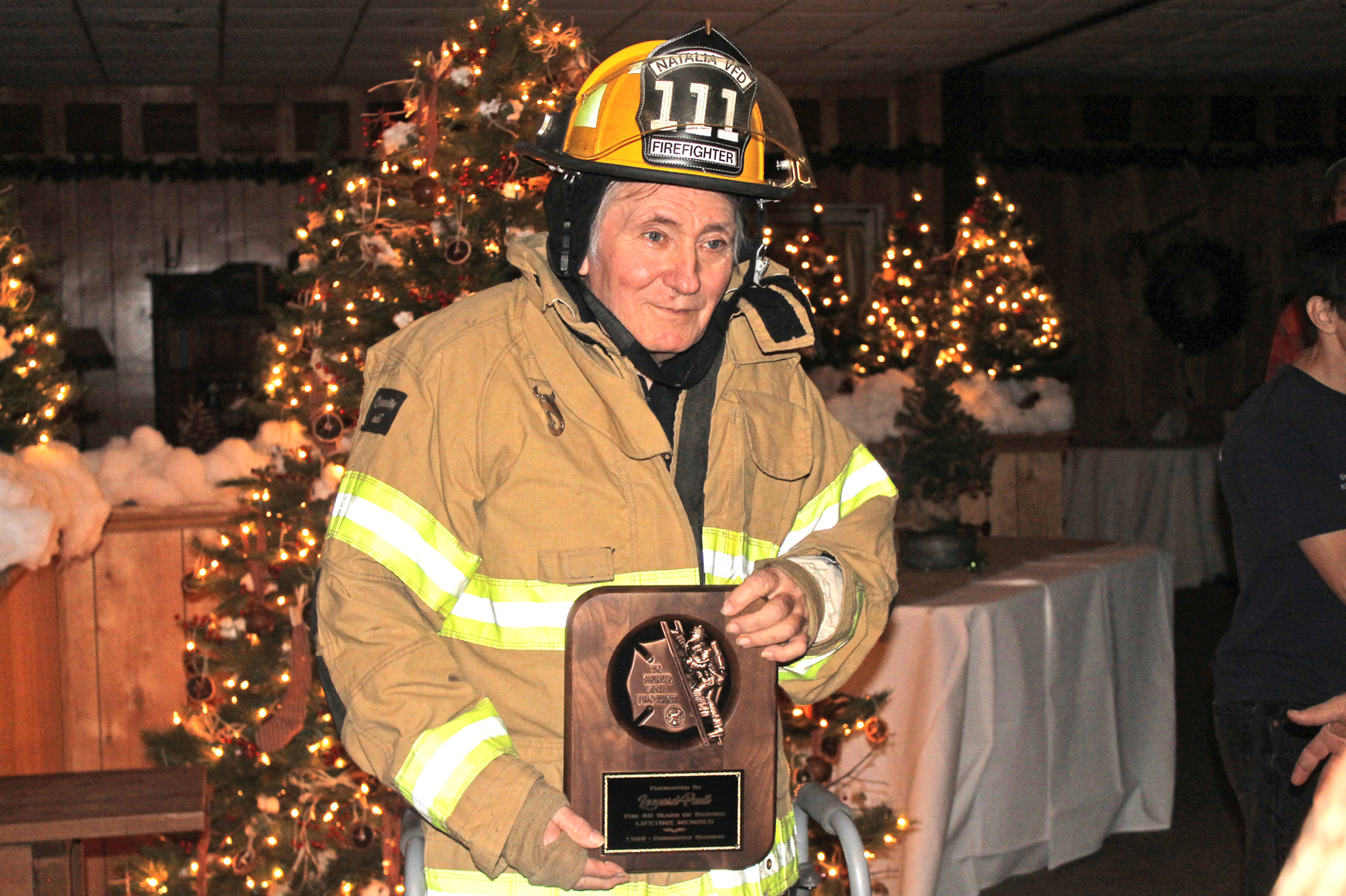 Natalia VFD honors Paull for 48 years of service – The Devine News