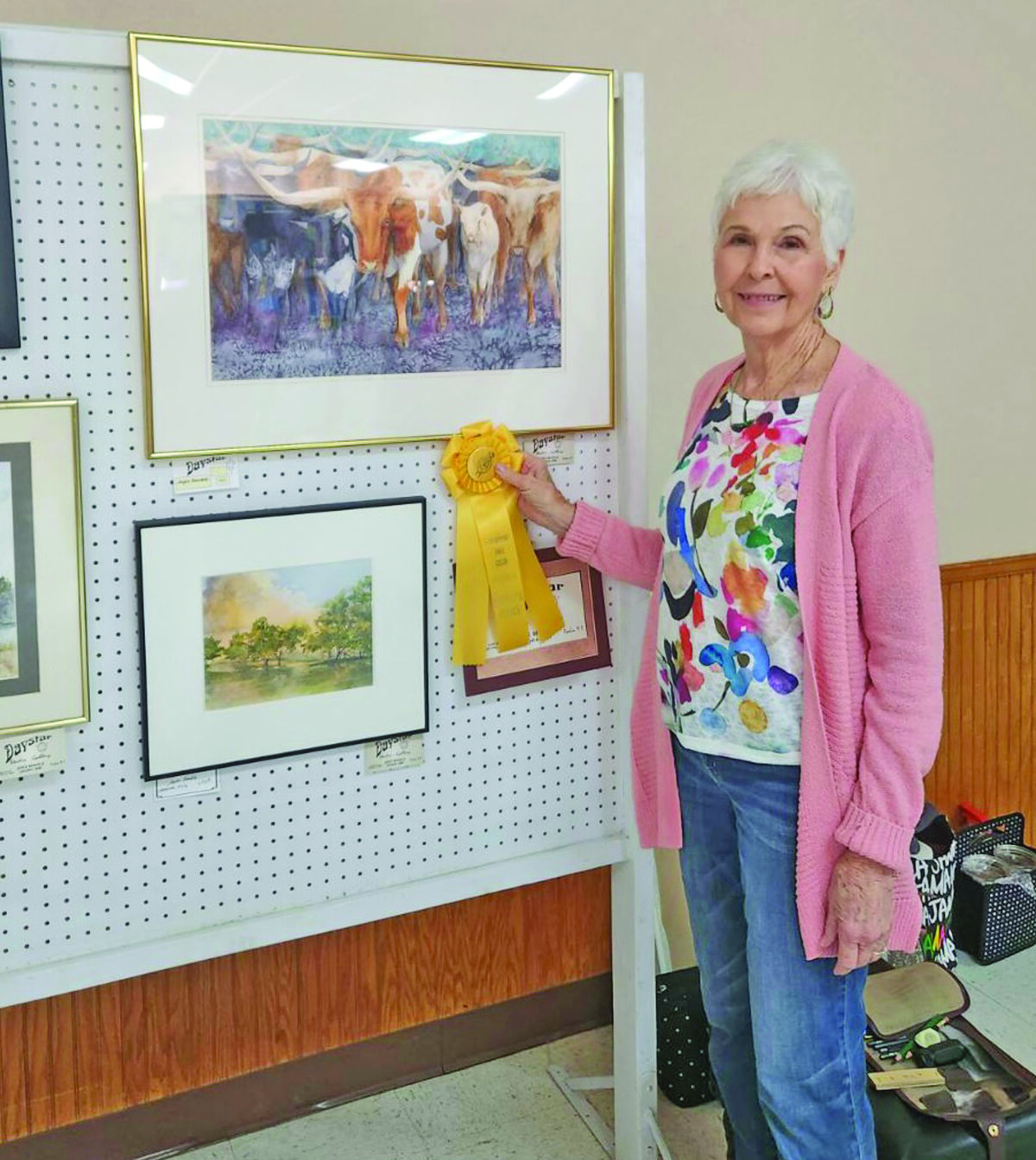 Local artists place in Lytle Friendship Art Club show – The Devine News