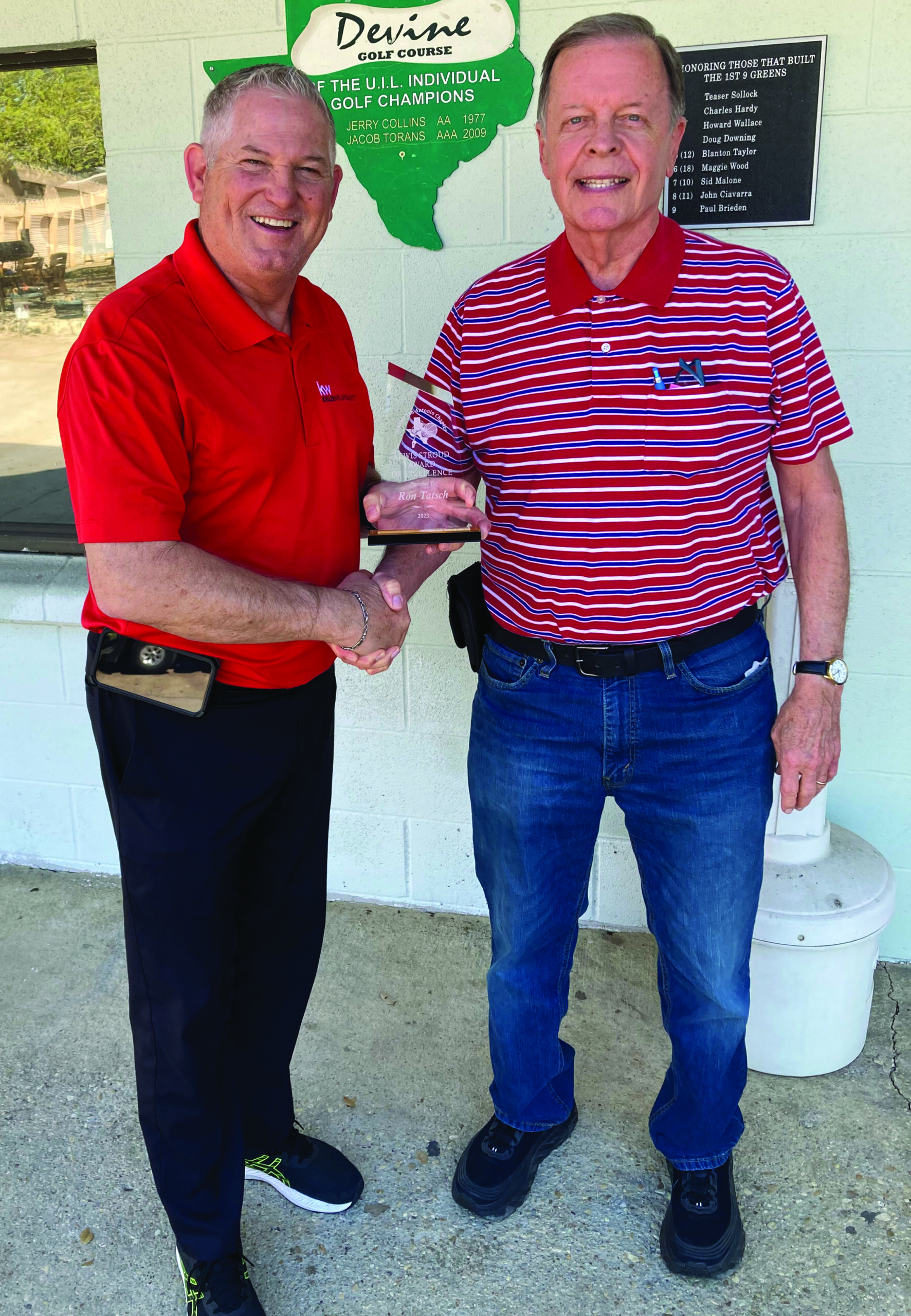 Ron Tatsch wins Lewis Stroud Award – The Devine News