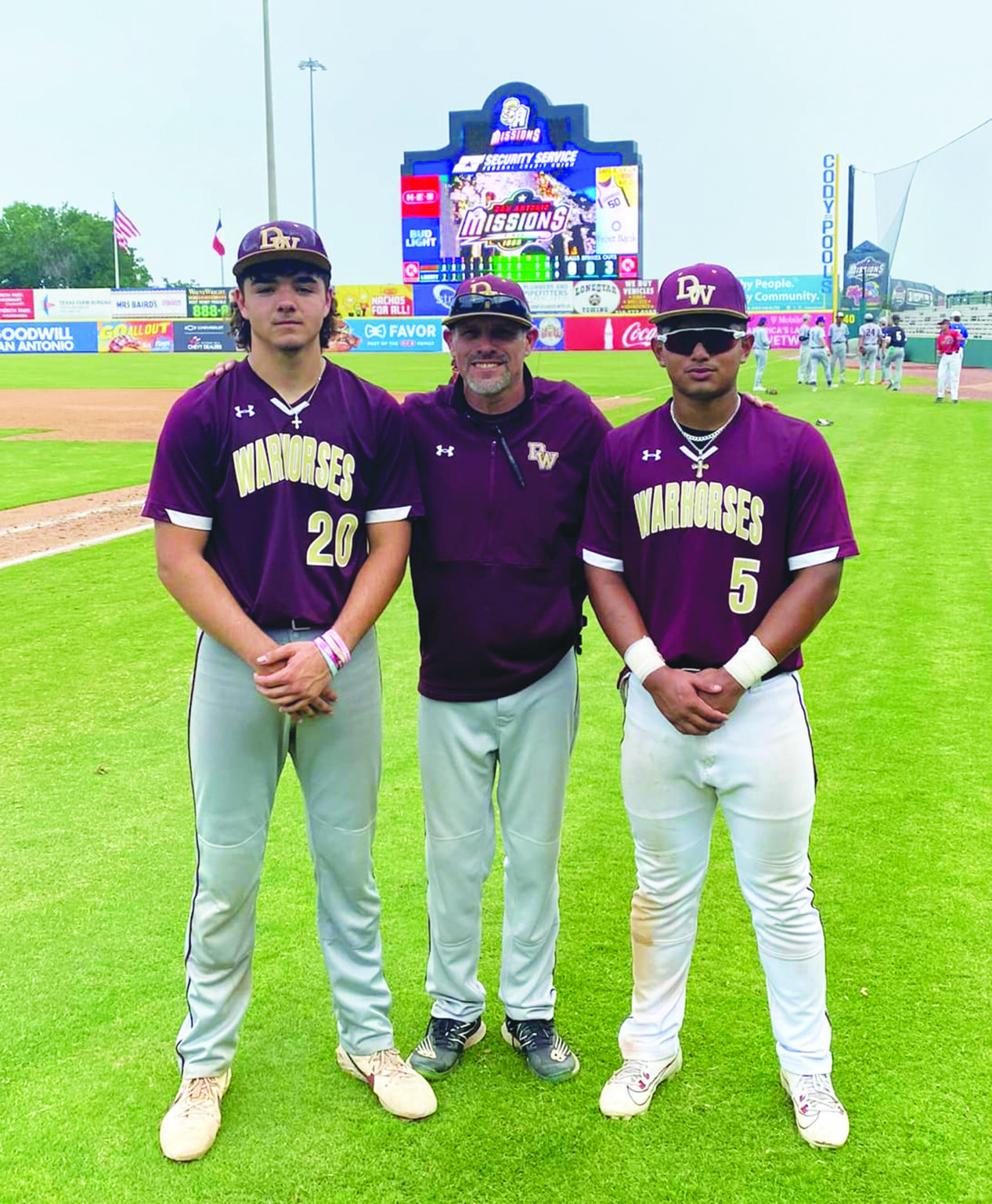 Congratulations Coach Poppe, Gabe and Corey! – The Devine News