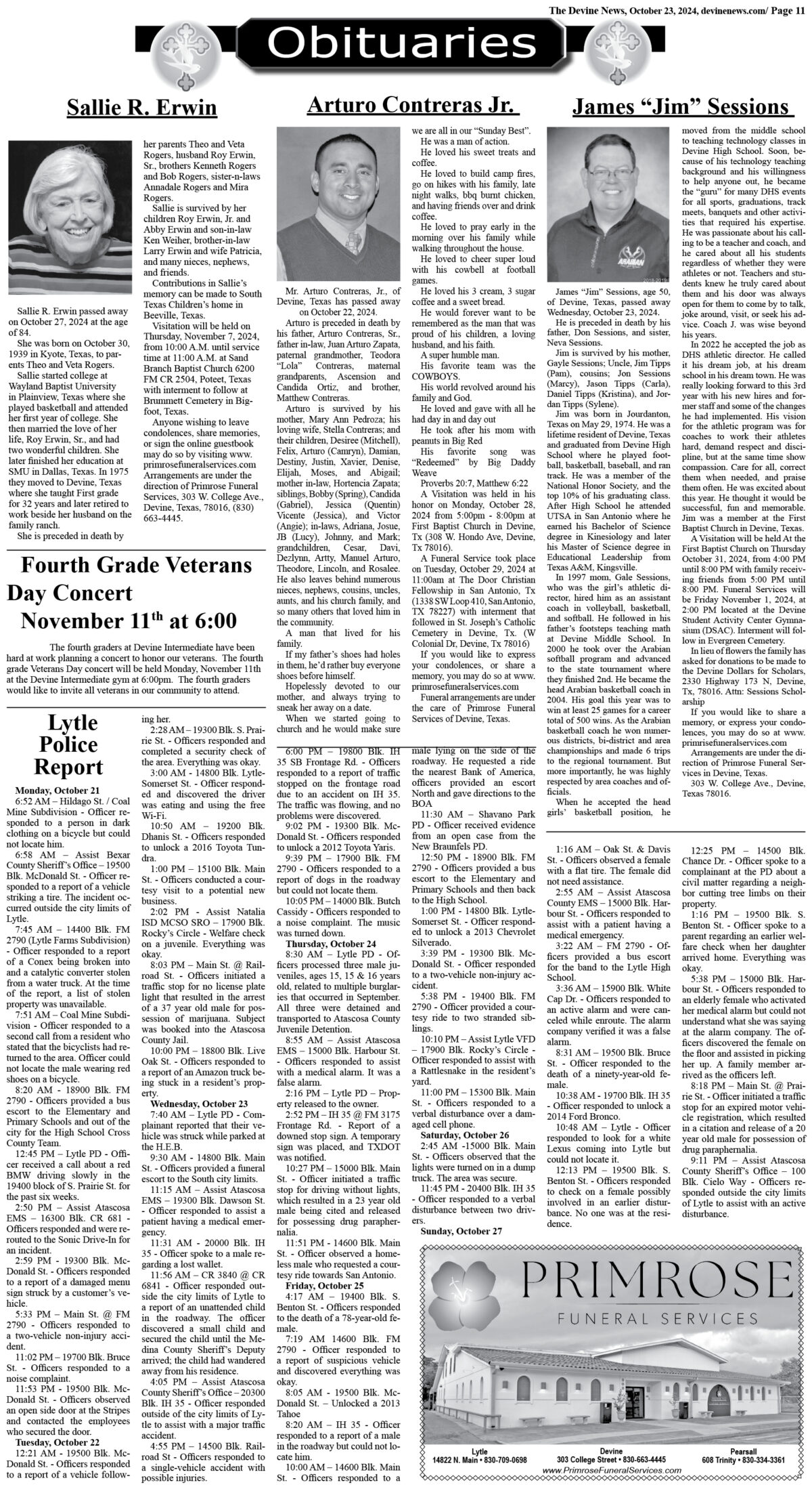 Obituaries – The Devine News