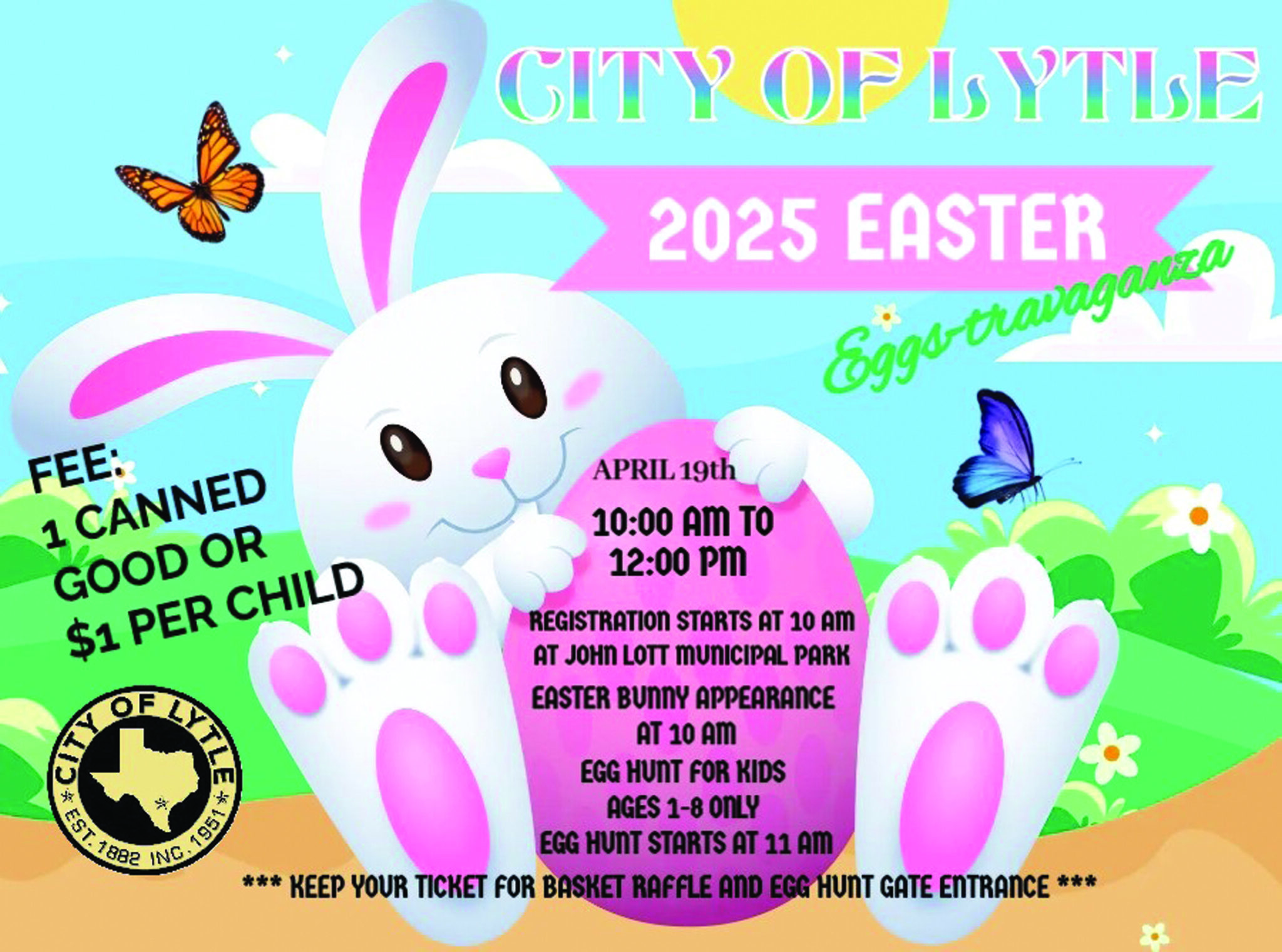 Lytle’s Annual Easter Eggs-travaganza on April 19 – The Devine News